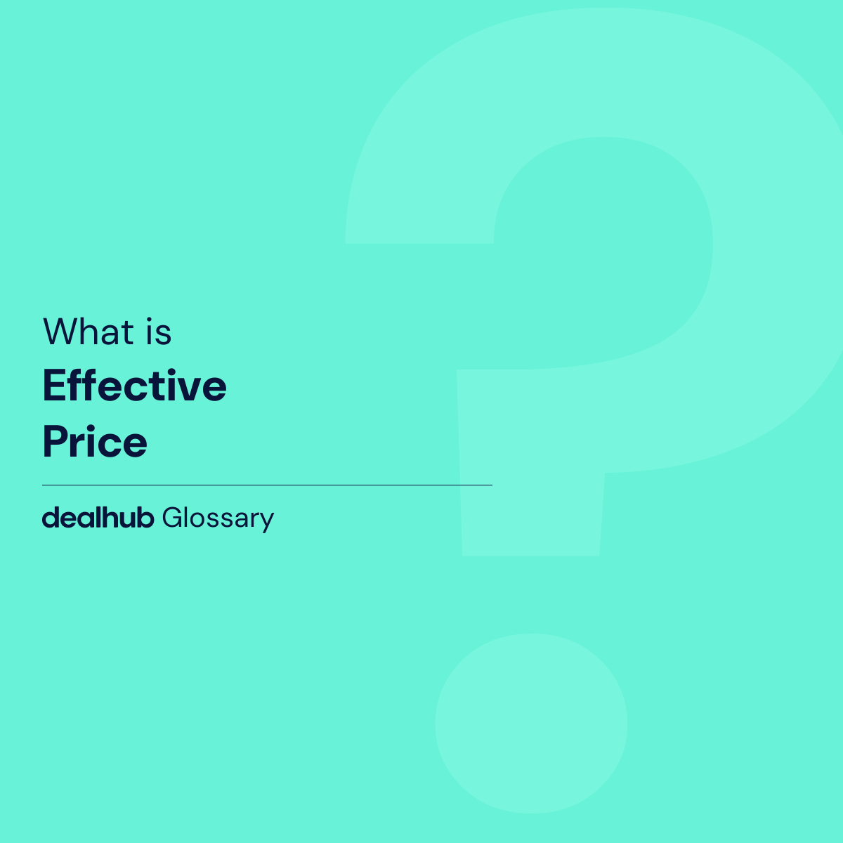 What is an Effective Price? | DealHub